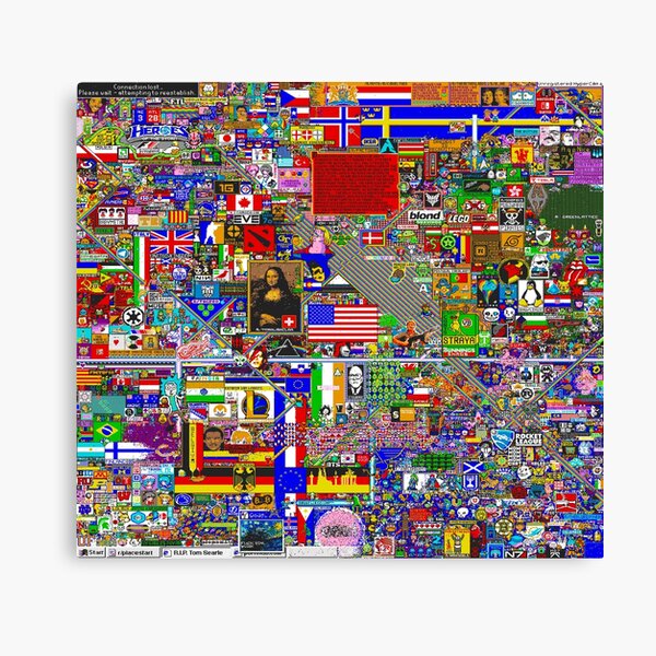 "Reddit r/place 2022, r/place 2022, r/place 2022 Art Print, r/place ...