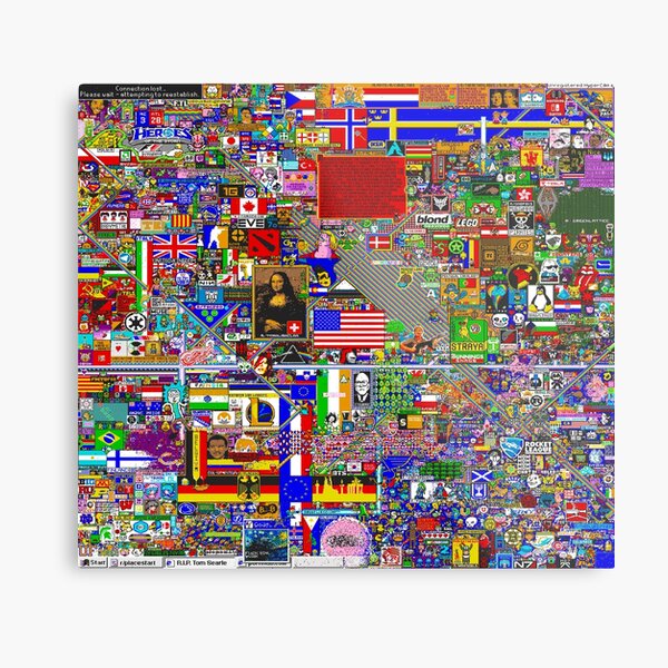"Reddit r/place 2022, r/place 2022, r/place 2022 Art Print, r/place ...