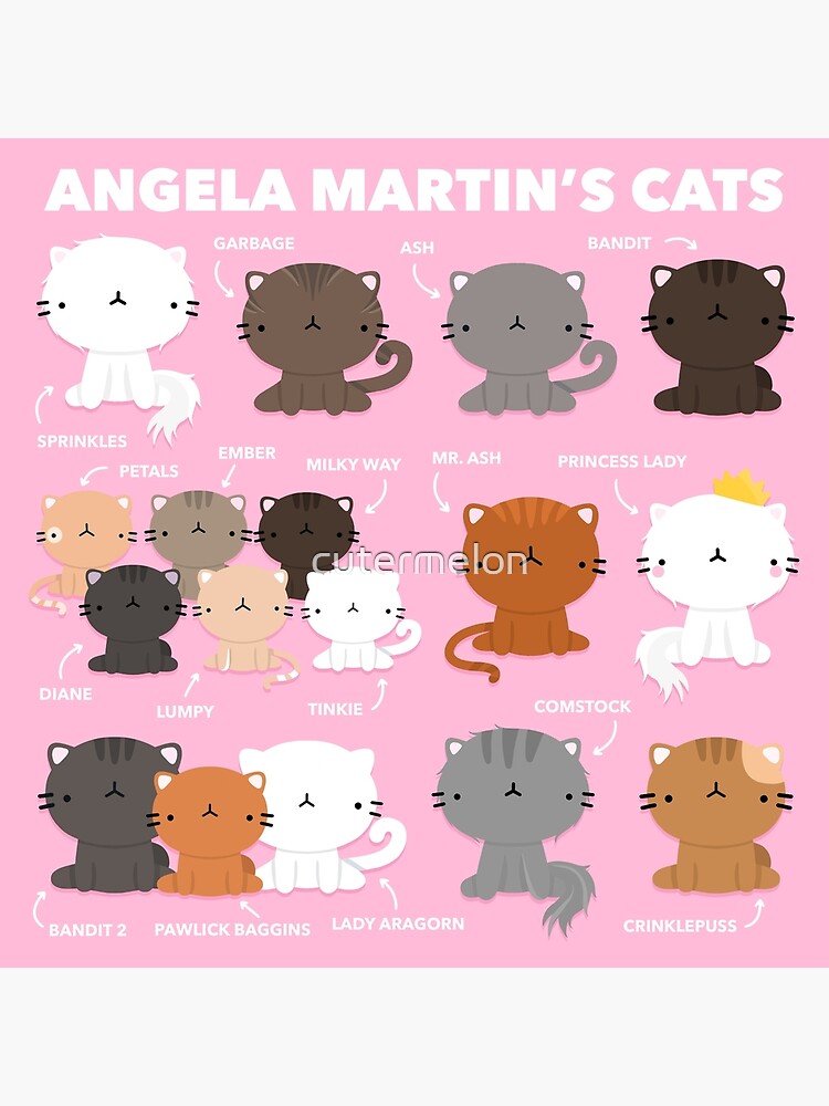 "The Office Angela Martin’s Cats" Poster for Sale by cutermelon | Redbubble