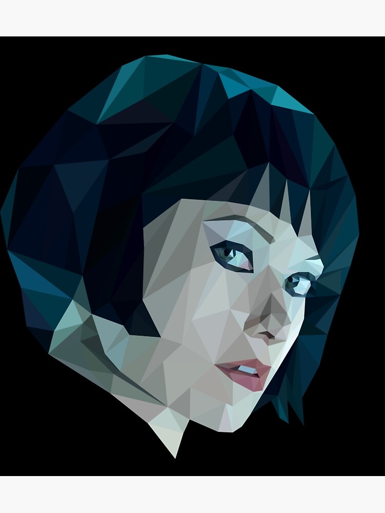 "Quorra Tron Legacy Olivia Wilde Low Poly Sticker" Poster for Sale by ...