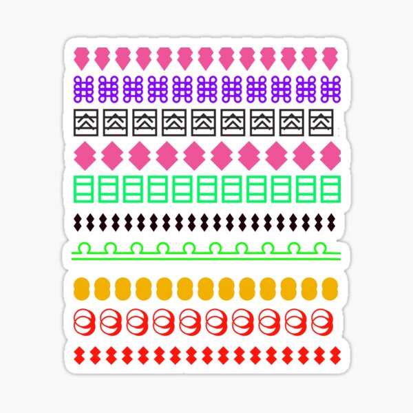 "mozaik mosaic spring day" Sticker by zazz-look | Redbubble