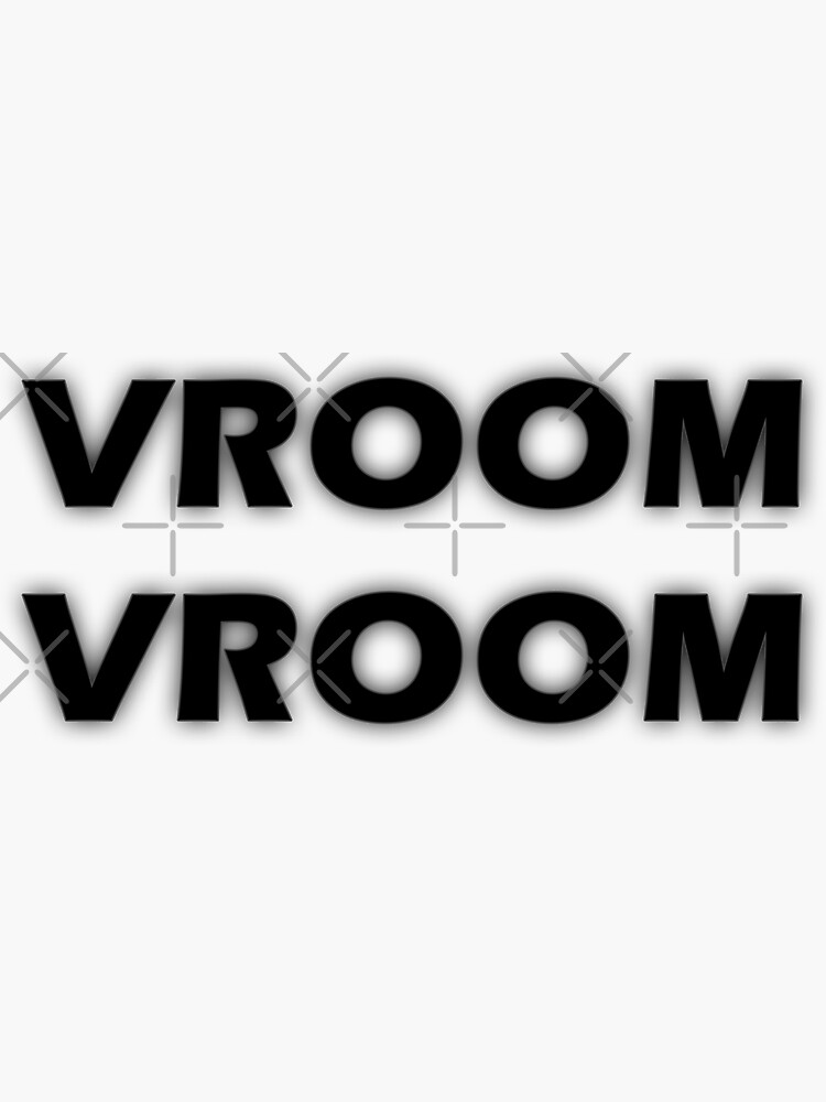 "Vroom Vroom" Sticker by PerfCars | Redbubble