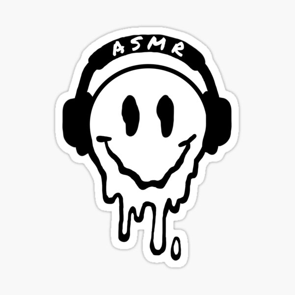 "ASMR Smiley Face" Sticker by randcsupplies | Redbubble