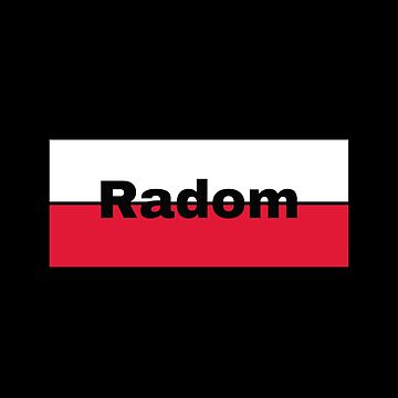 "radom Poland, radom polish cities, radom polska, ukraine" Sticker for ...