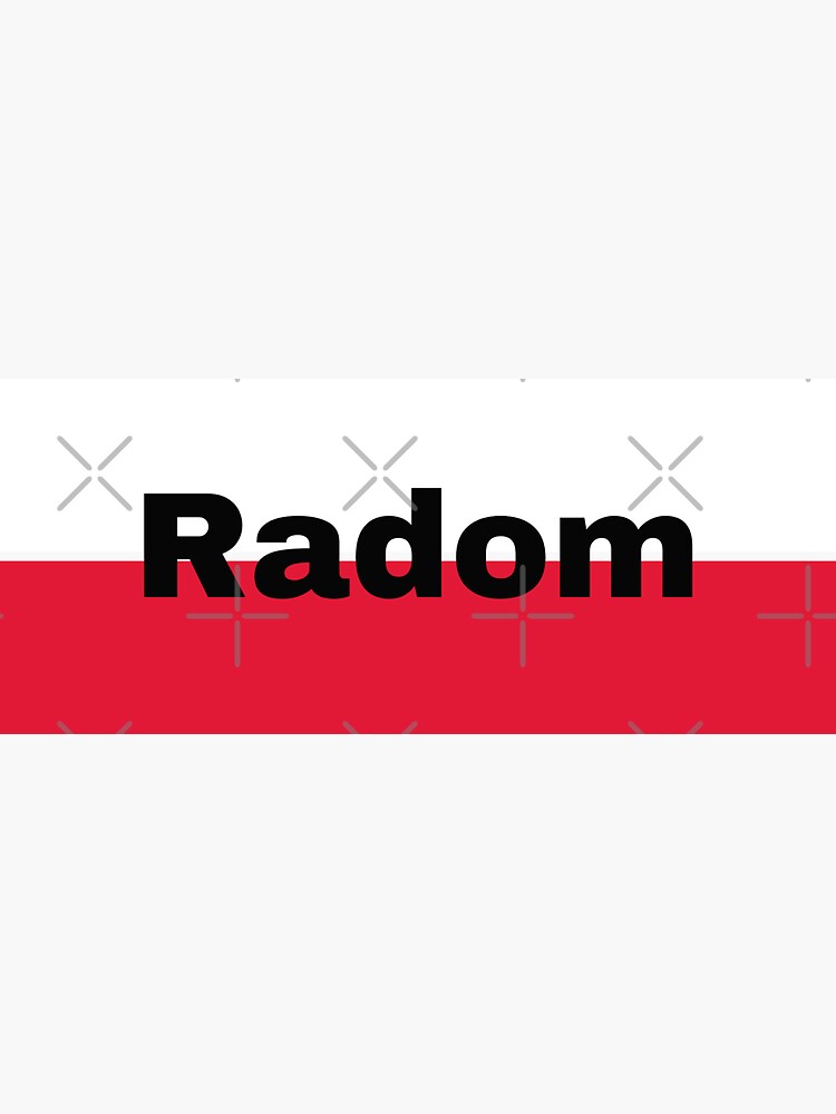 "radom Poland, radom polish cities, radom polska, ukraine" Sticker for ...