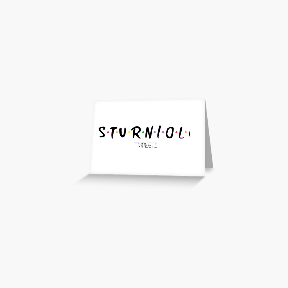 "Sturniolo Triplets: Nick, Matt, Chris" Greeting Card by AlbatrosShop ...