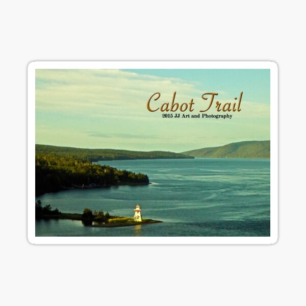 "Cabot Trail Lighthouse Nova Scotia" Sticker for Sale by jezebel521 ...