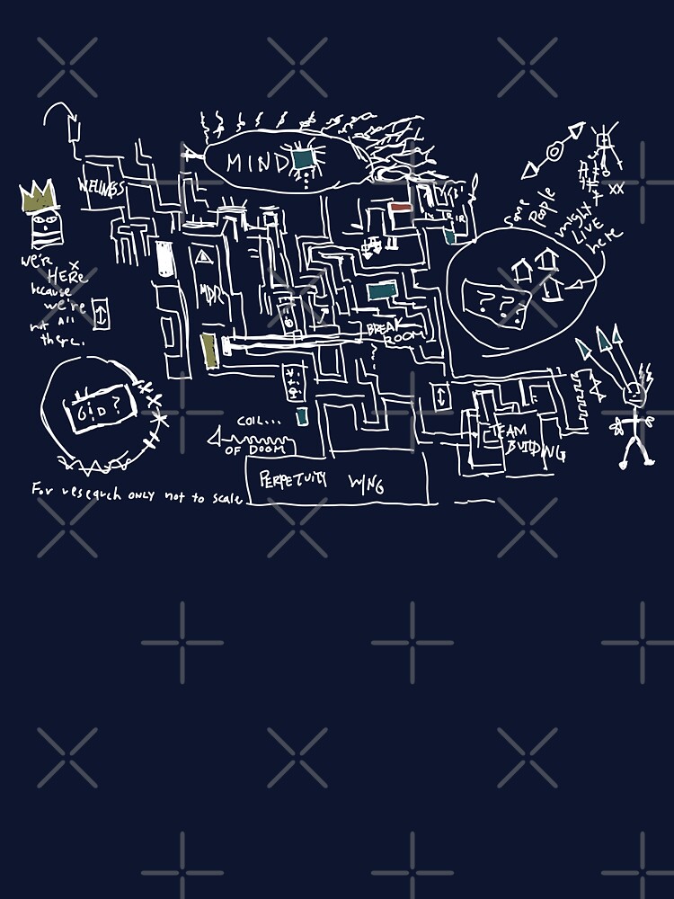 "Petey's Lumon Map (Severance) (White)" Classic T-Shirt for Sale by ...