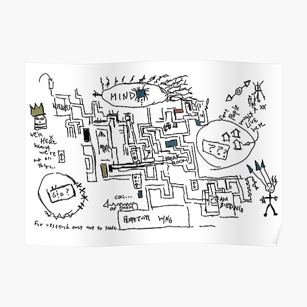 "Petey's Lumon Map (Severance)" Poster for Sale by splode | Redbubble