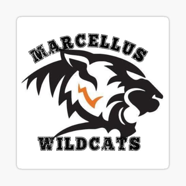 "Marcellus Wildcats" Sticker for Sale by JodysCreations | Redbubble