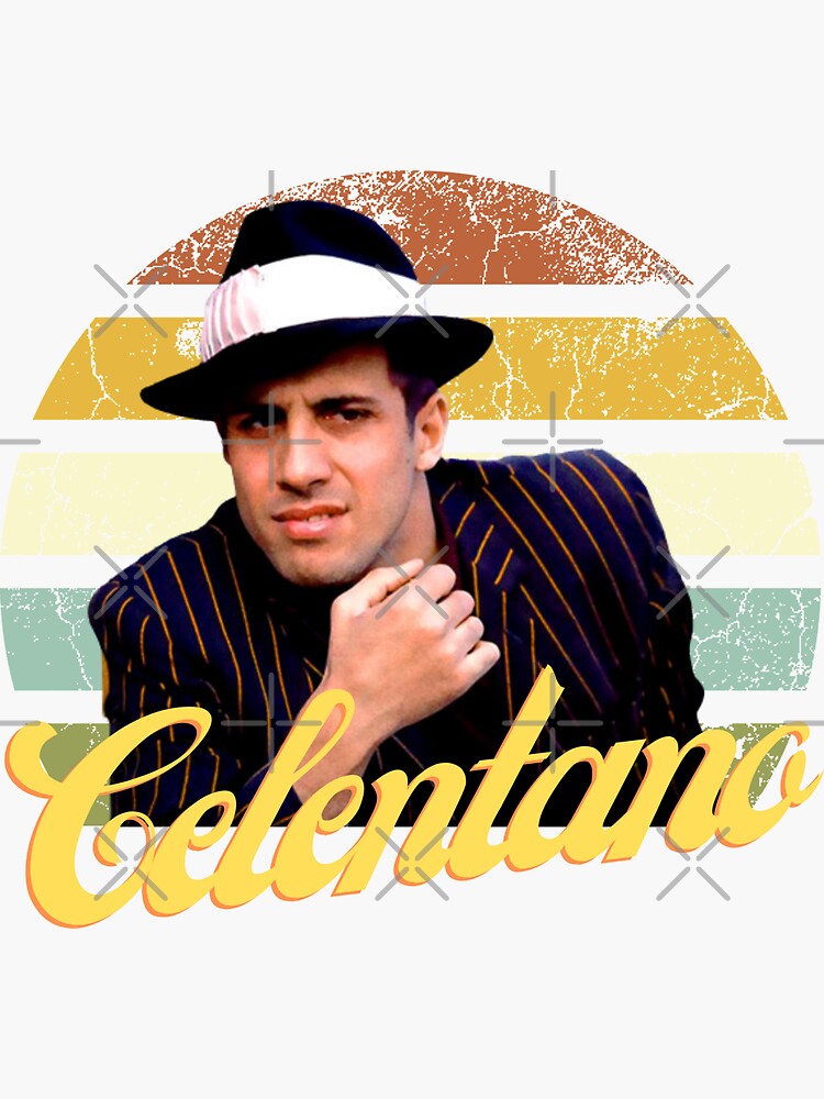 "Adriano Celentano " Sticker by Mygift1 | Redbubble