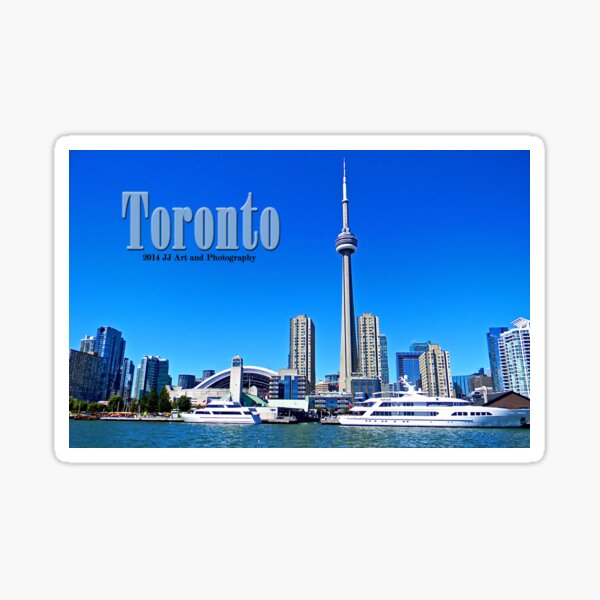 "Toronto Skyline" Sticker for Sale by jezebel521 | Redbubble