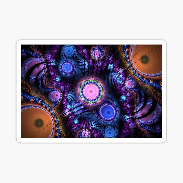 "Lilac Amoebas" Sticker for Sale by KimSyOk | Redbubble