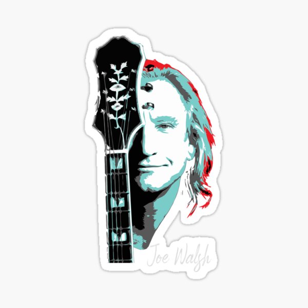 "Joe Walsh So What Sticker" Sticker by osbornemon | Redbubble