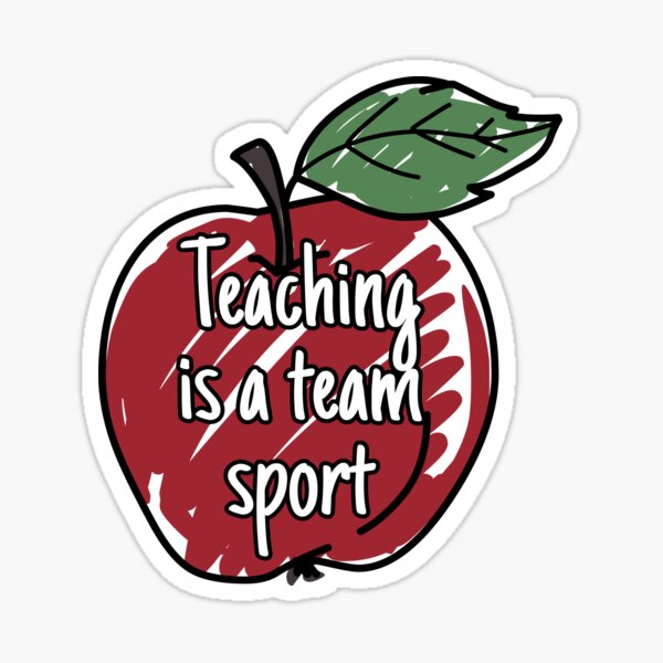 "Teaching is a Team Sport Art School Teacher Appreciation Certification ...