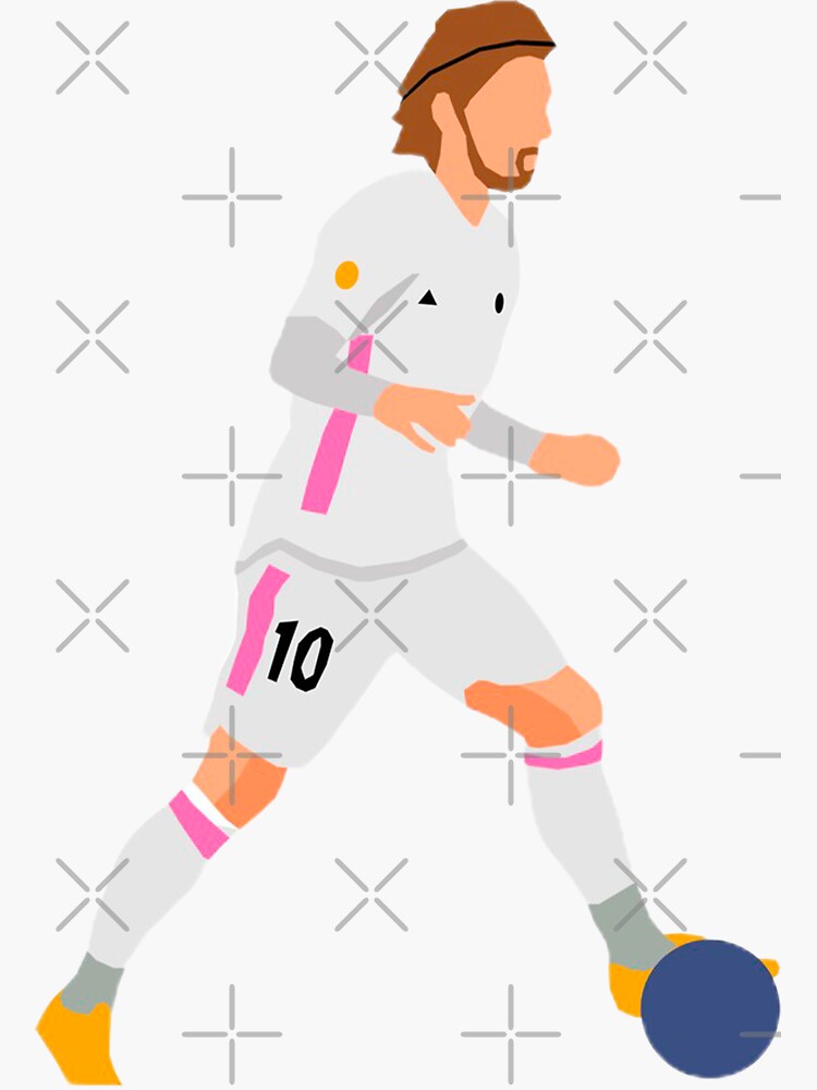 "Luka Modric" Sticker by SouthDZN | Redbubble