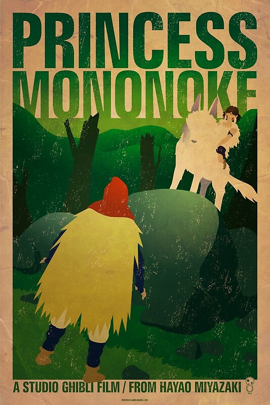 Princess Mononoke: Posters | Redbubble