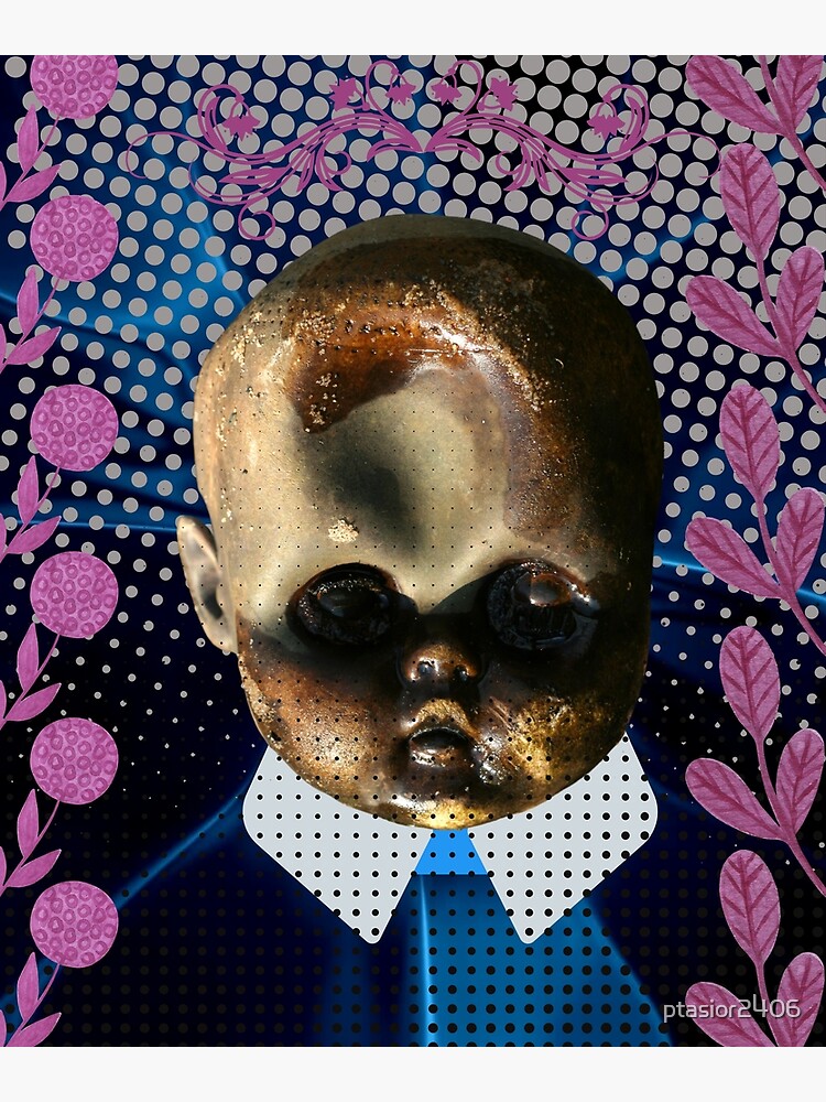 "unusual design of a burnt doll" Poster for Sale by ptasior2406 | Redbubble