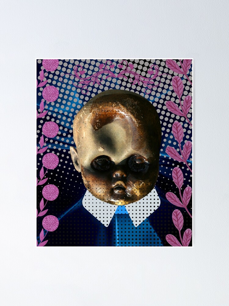 "unusual design of a burnt doll" Poster for Sale by ptasior2406 | Redbubble