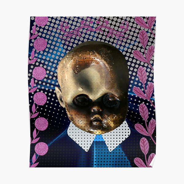 "unusual design of a burnt doll" Poster for Sale by ptasior2406 | Redbubble