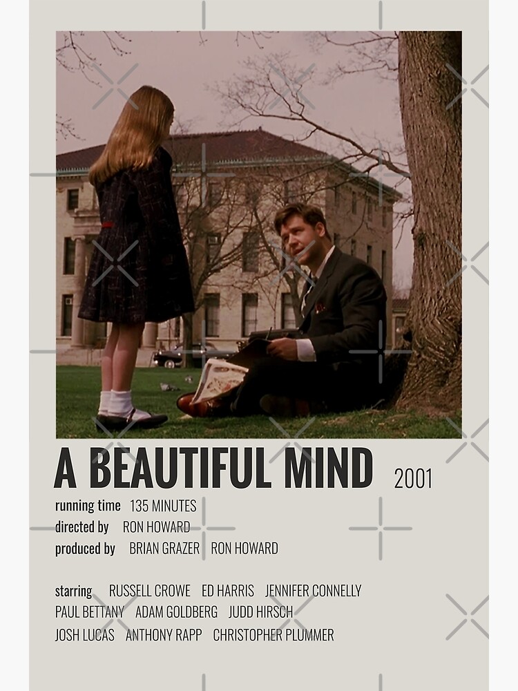 "A Beautiful Mind (2001)" Poster for Sale by MoviePolaroid | Redbubble