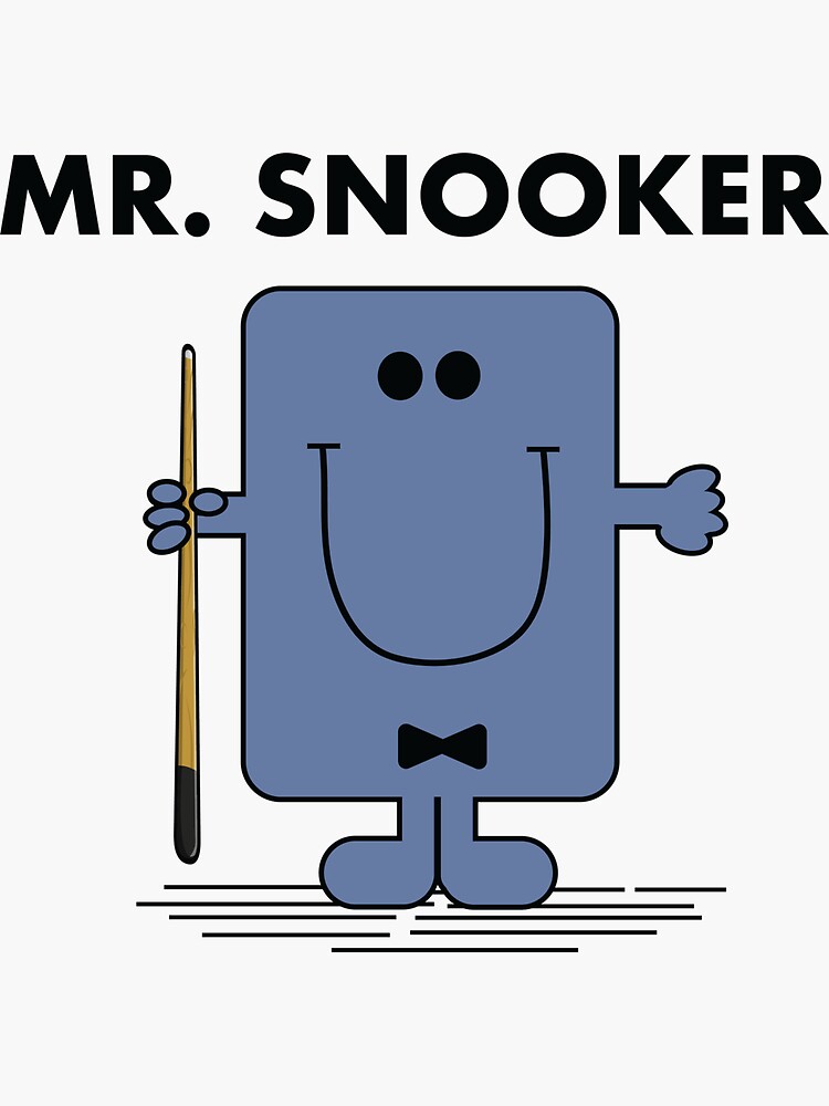 "Mr Snooker" Sticker by Clipzor | Redbubble