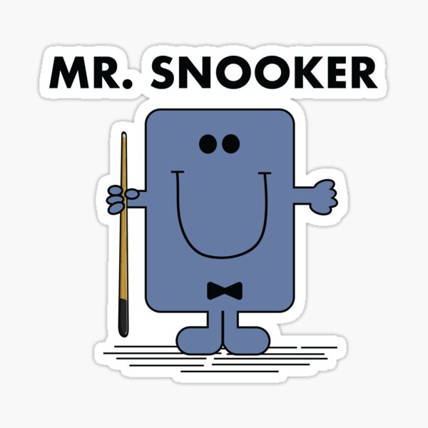 "Mr Snooker" Sticker by Clipzor | Redbubble