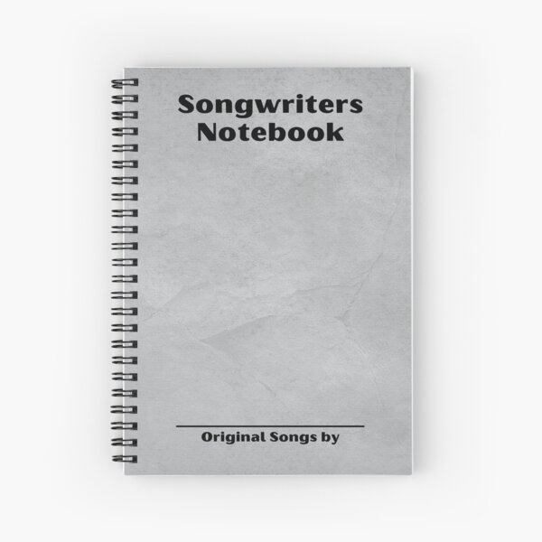 "Songwriters Notebook or Hardcover Journal | Design 2 by derickquince ...