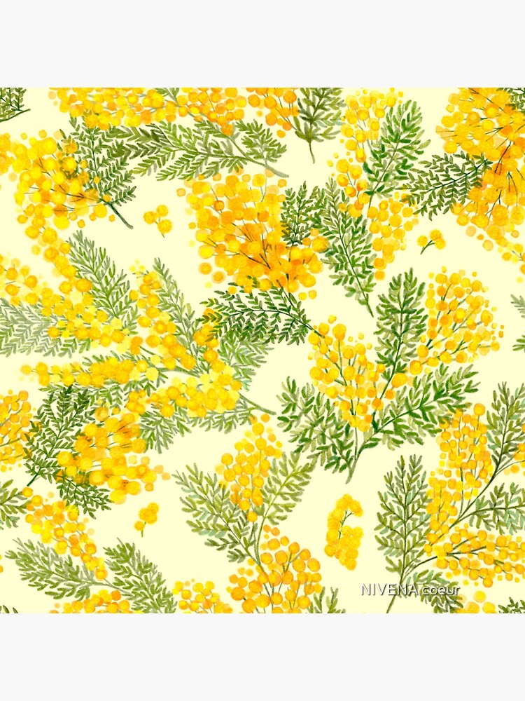"australian australia golden wattle pattern " Poster by commerc-sd ...