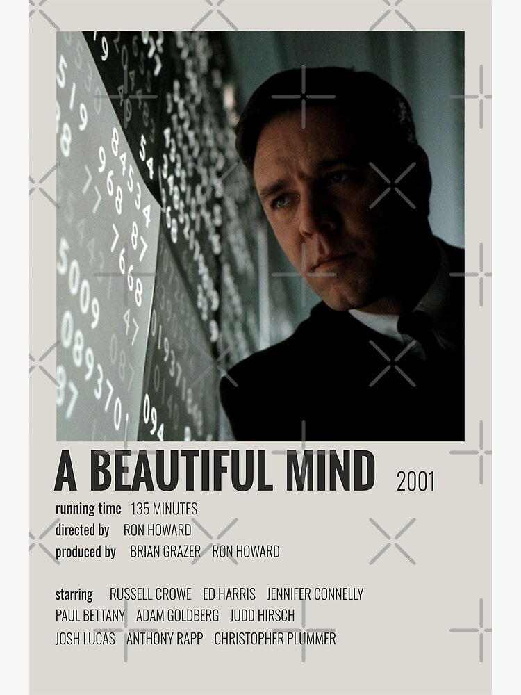 A Beautiful Mind (2001) Premium Matte Vertical Poster sold by Better ...