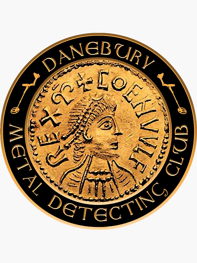 "Danebury metal detecting club mock logo classic t shirt" Sticker for ...