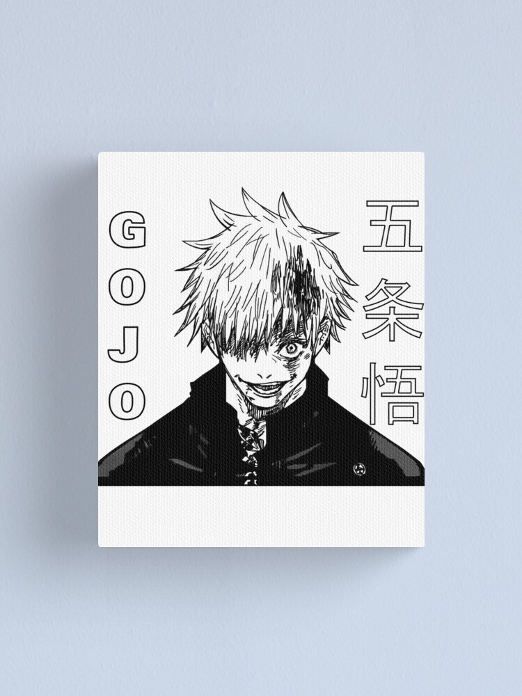 "Satoru Gojo, Jujutsu Kaisen, Japanese Anime, JJK, Gojo Manga" Canvas ...