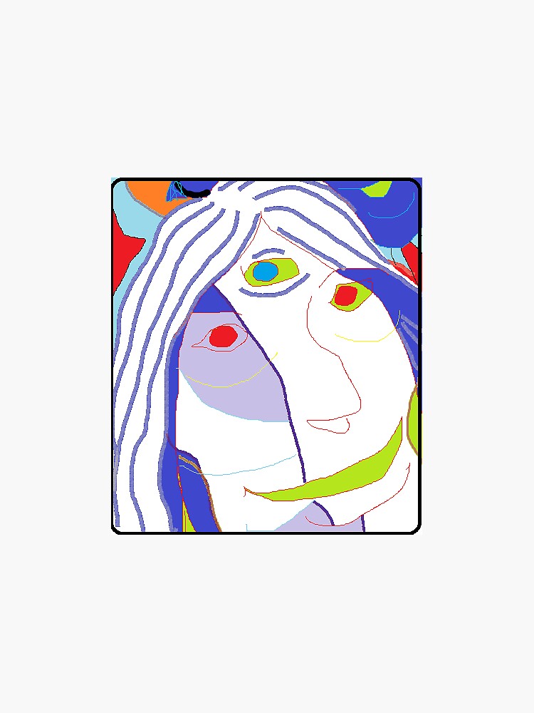 "Dig Faces" Sticker by wazoowazoo | Redbubble