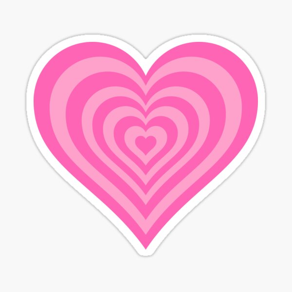 "Cute Pink Latte Heart" Sticker by FunckyDesigns | Redbubble