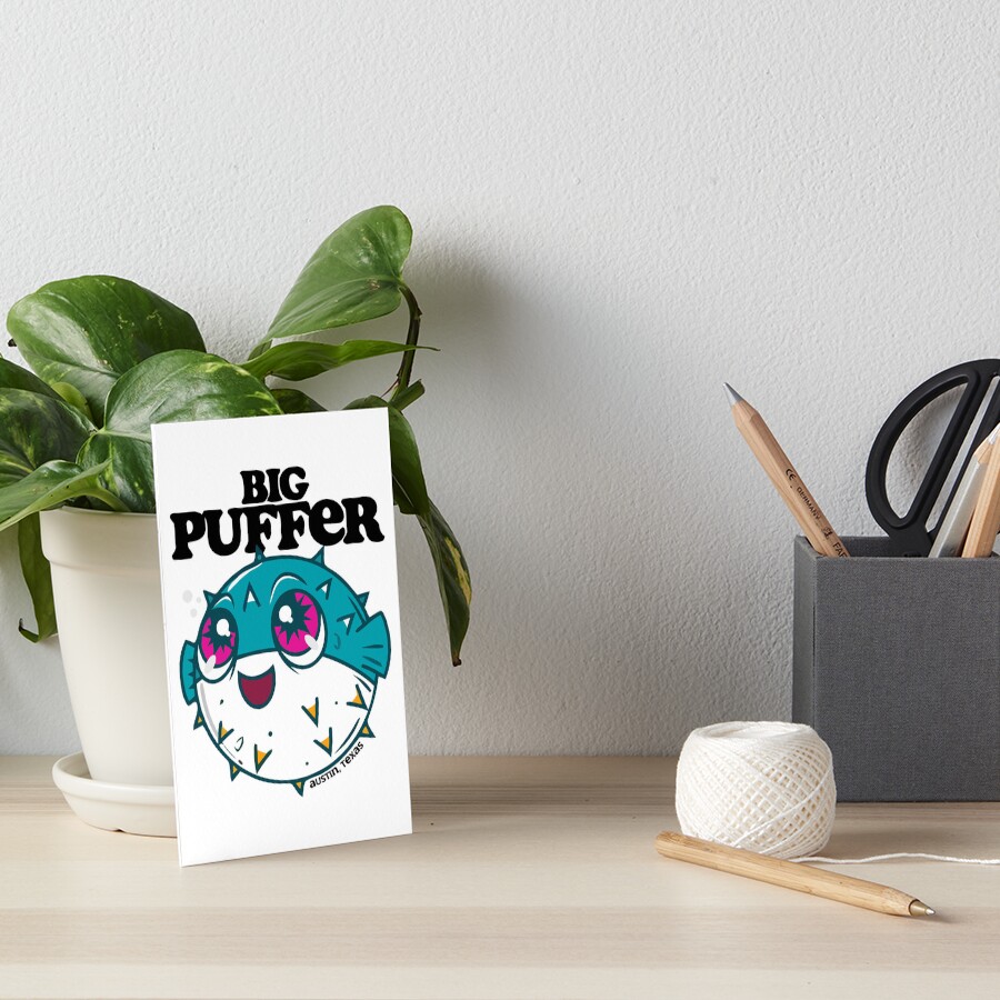 "Bigpuffer Merch Big Puffer Logo" Art Board Print by MorinoMiya | Redbubble