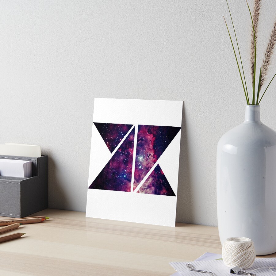 "KNK Logo (Nebula)" Art Board Print by hiraethwonders | Redbubble