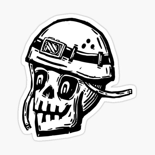 "Undead Caver" Sticker for Sale by CaverCorner | Redbubble
