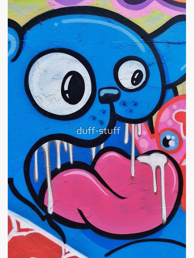 "Graffiti Cartoon" Sticker by duff-stuff | Redbubble