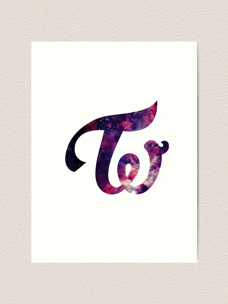 "Twice Logo (Red Galaxy)" Art Print by hiraethwonders | Redbubble