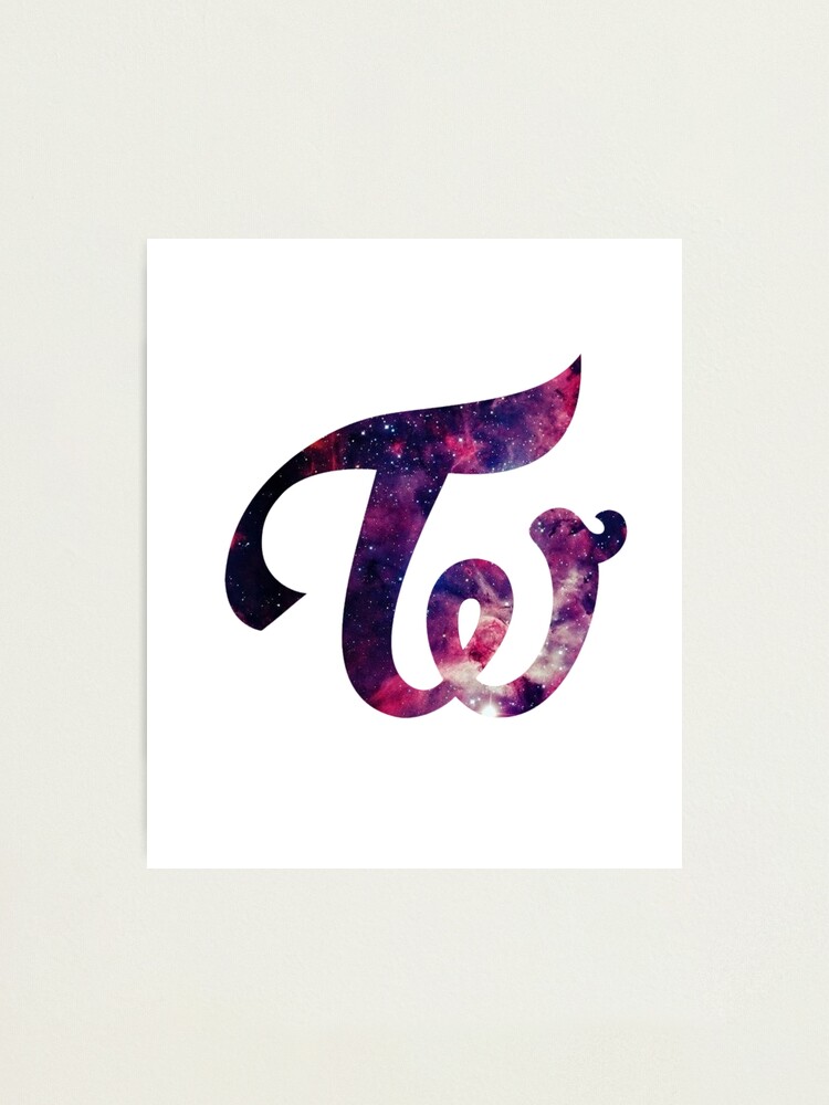 "Twice Logo (Red Galaxy)" Photographic Print for Sale by hiraethwonders ...