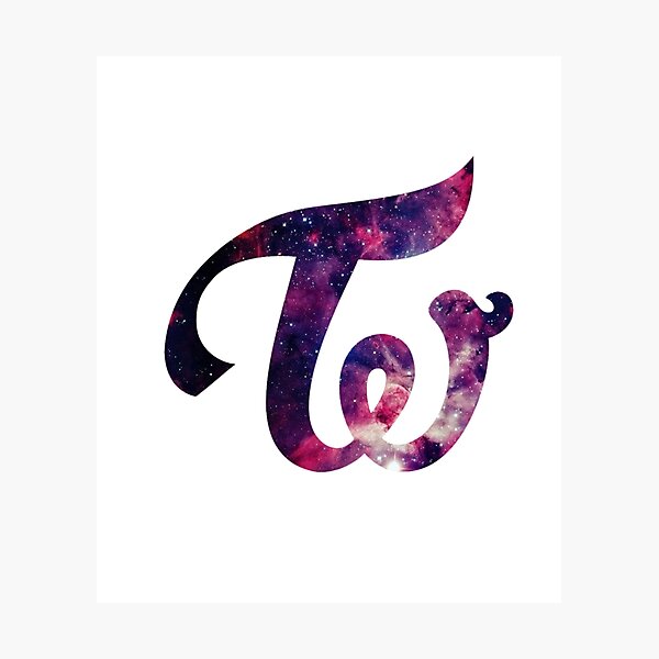 "Twice Logo (Red Galaxy)" Photographic Print for Sale by hiraethwonders ...