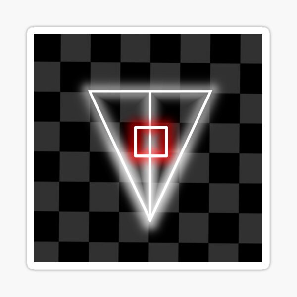 "DICEORG checker logo " Sticker by 2051 | Redbubble