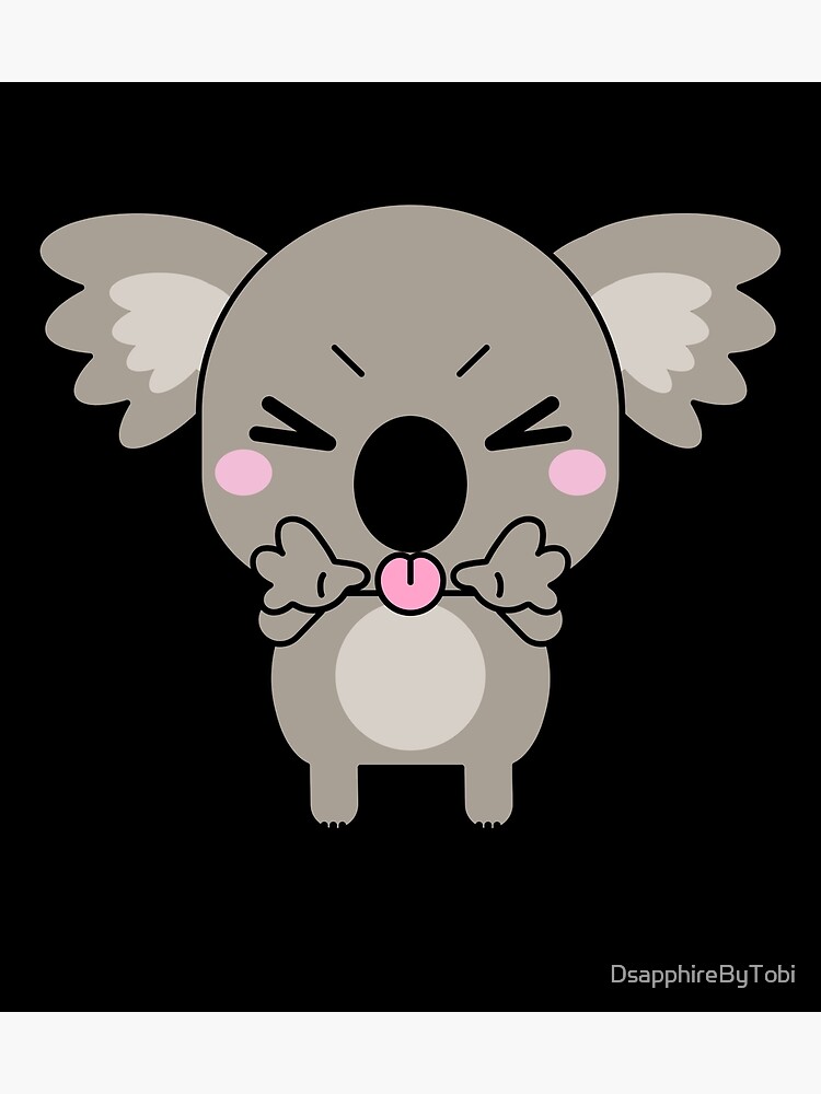 "Angry Koala | funny koala | cute koala" Poster for Sale by ...