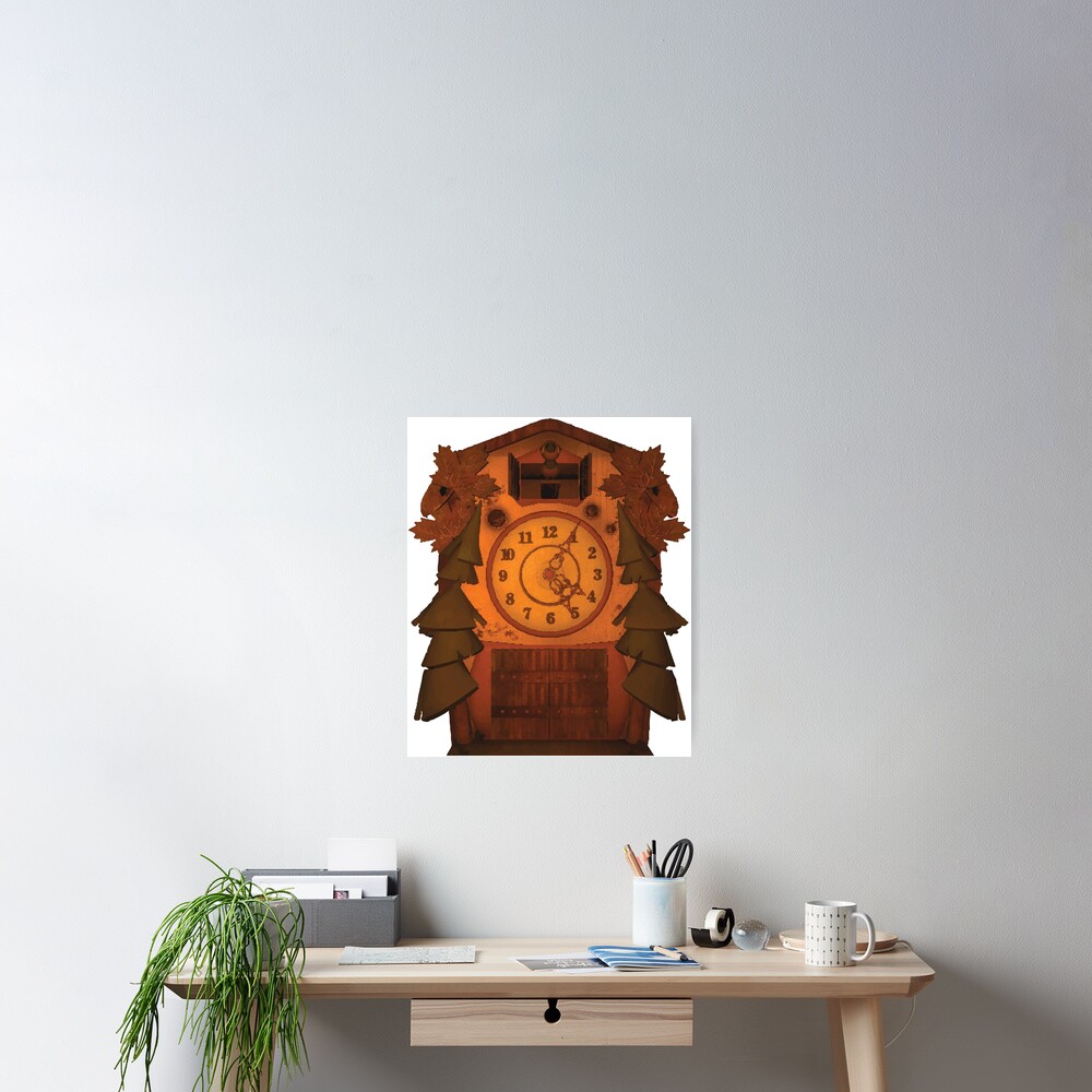 "inscryption puzzle clock" Poster by spamton-funny | Redbubble