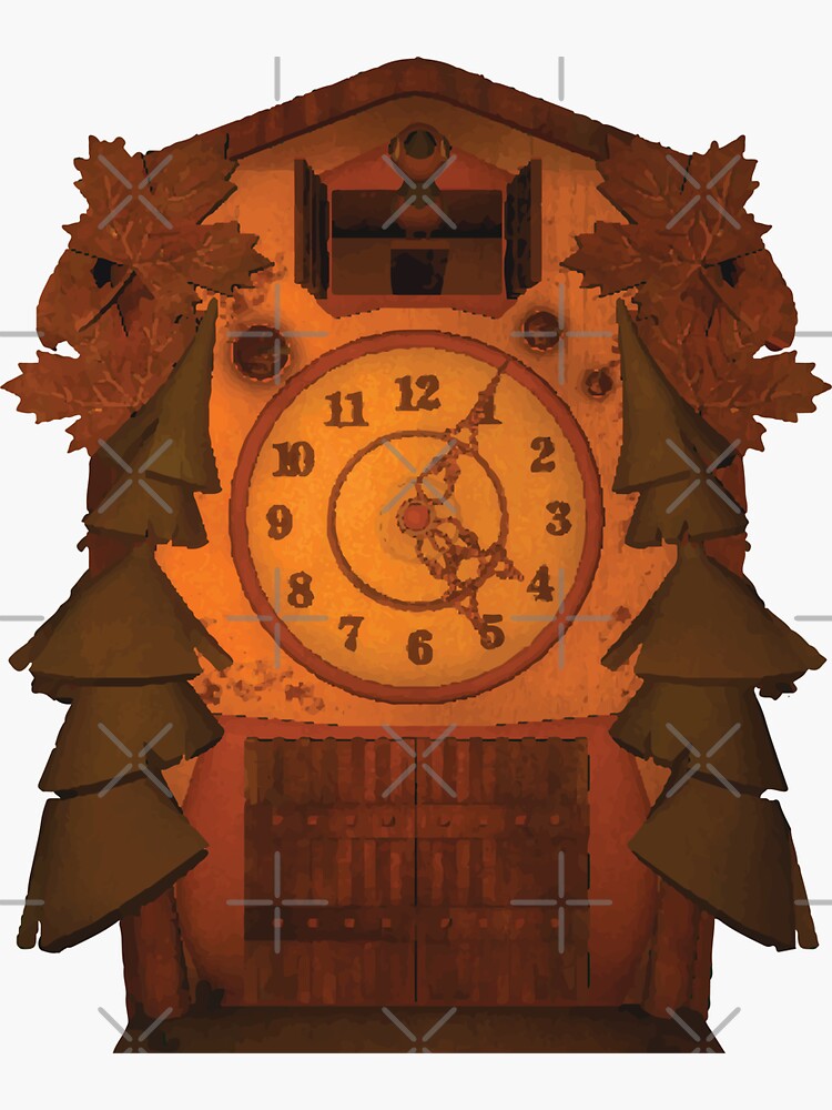 "inscryption puzzle clock" Sticker for Sale by spamton-funny | Redbubble