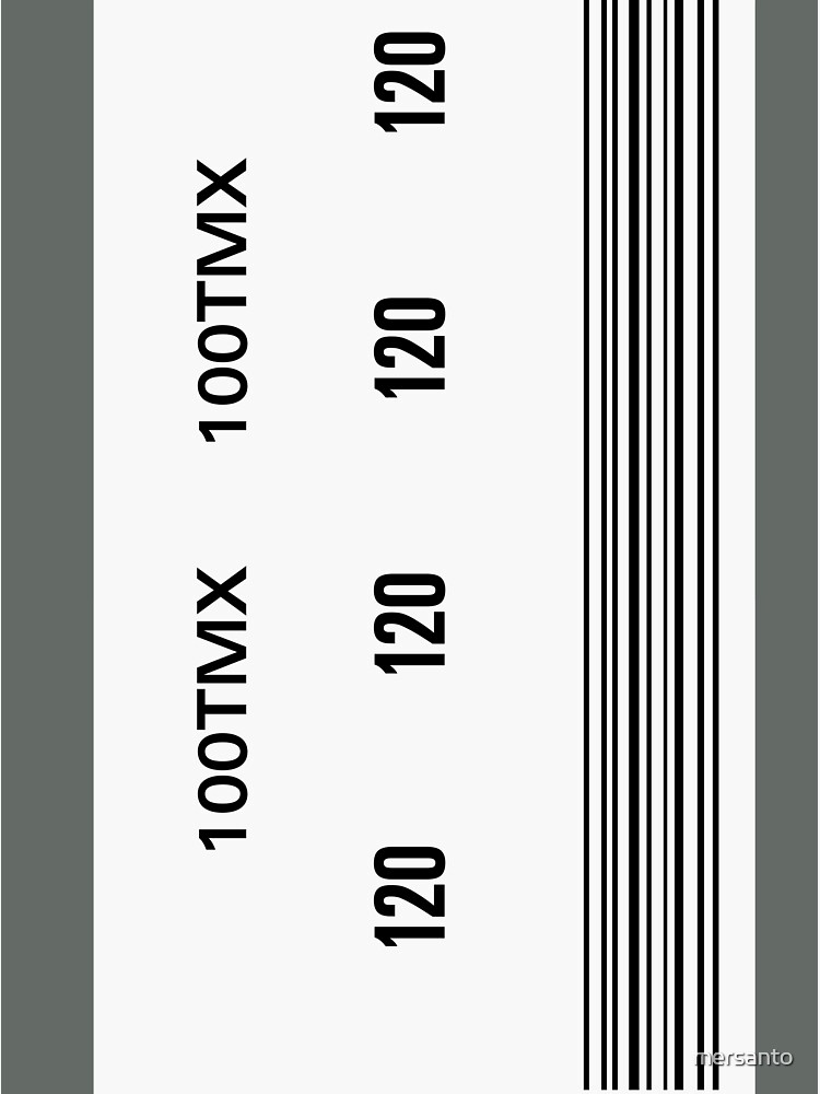 "120 Film Backing Paper " Sticker by mersanto | Redbubble