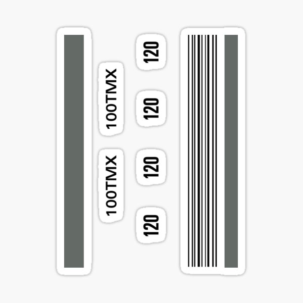 "120 Film Backing Paper " Sticker by mersanto | Redbubble