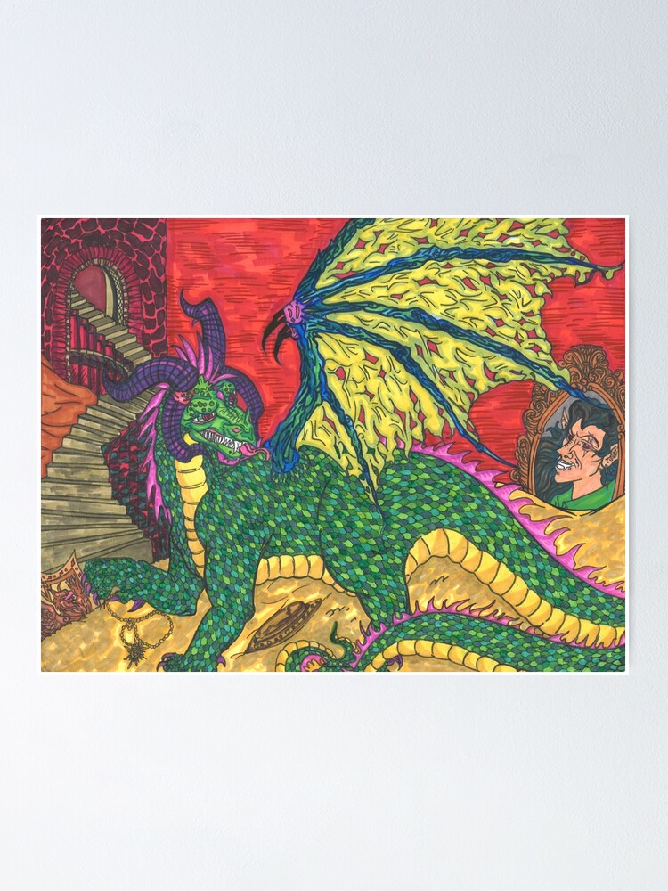"The Dragon" Poster for Sale by KingDesigns1983 | Redbubble
