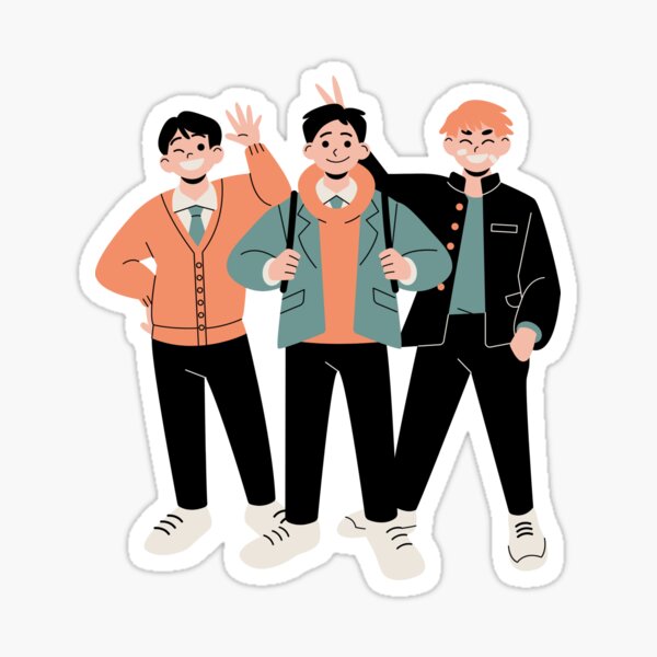 "Sturniolo Triplets" Sticker by designxt01 | Redbubble