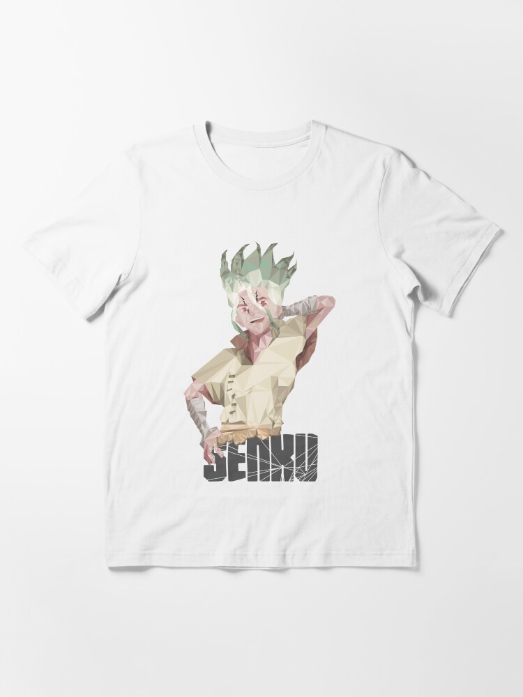 "Low Poly Senku Art from Dr. Stone" T-shirt by gcgraphics | Redbubble
